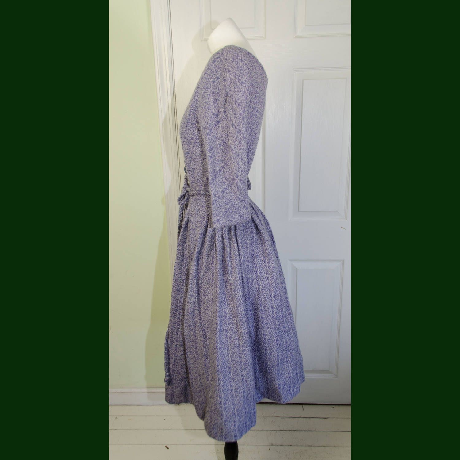 Vintage 1950’s Purple Angora Knit Woman's Rockabilly Dress B2 - Etsy
