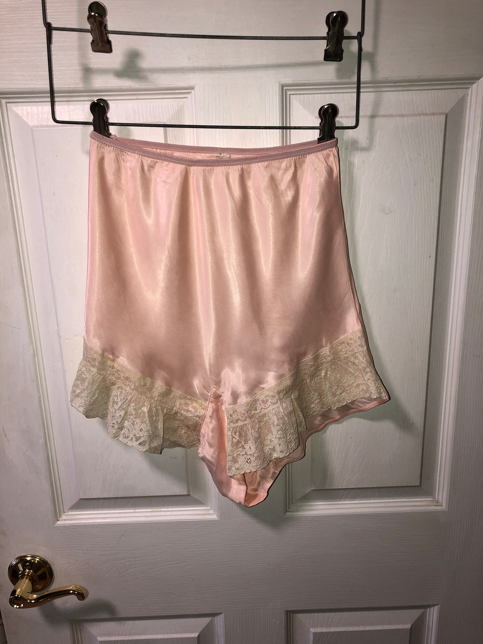 Vintage 1940s Womans High Waist Tap Pants With Lace Trim B4 - Etsy