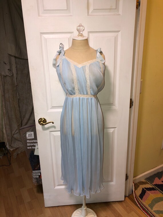50s Baby Blue Nightgown - Gem