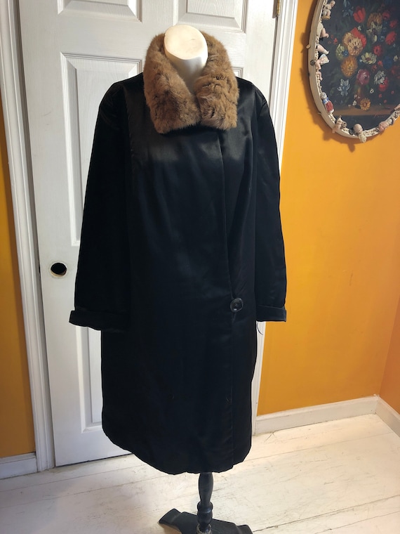Vintage 1920’s Woman’s Black Silk Flapper Jacket - Gem