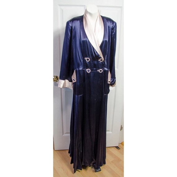 Vintage silk robe dressing - Gem