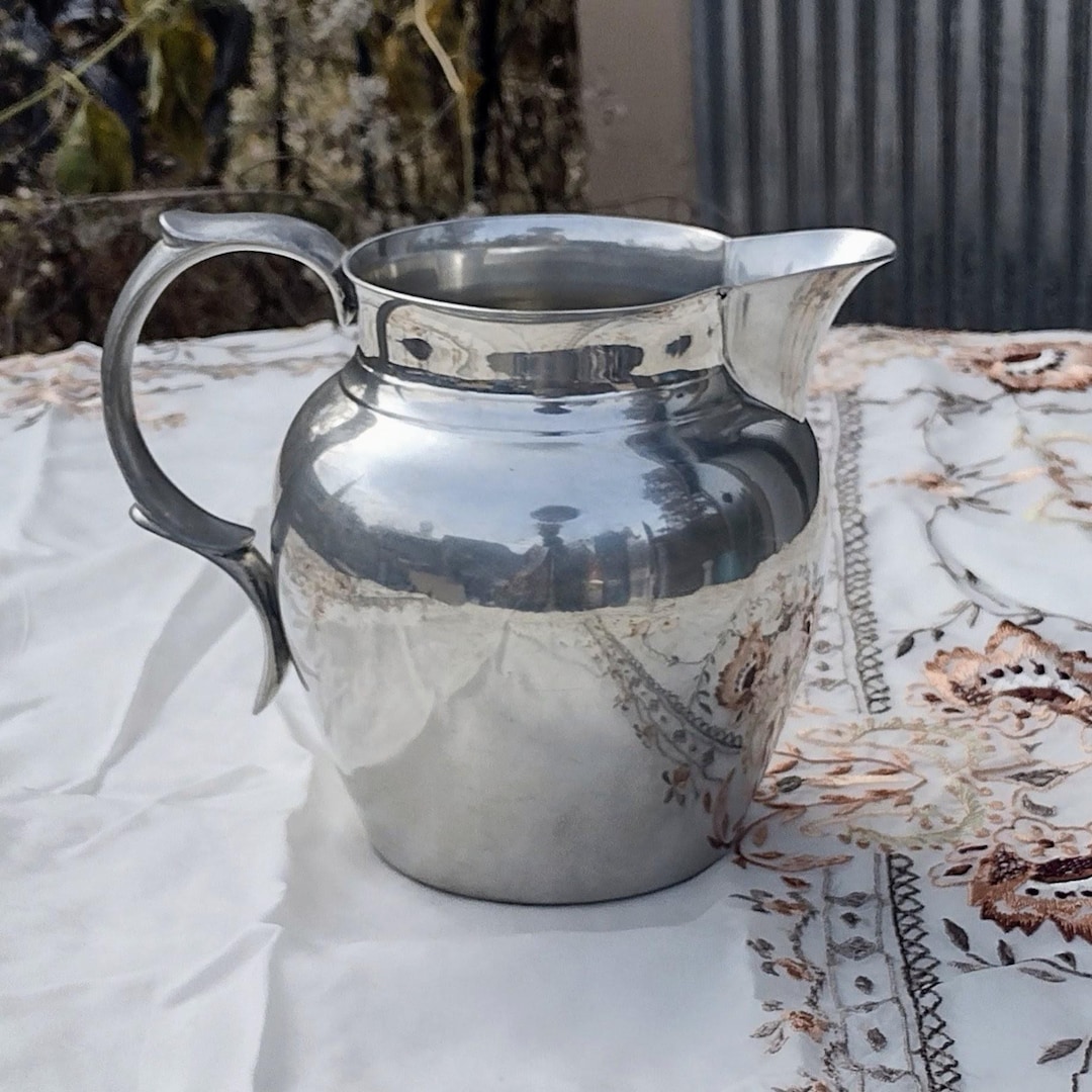 Vintage Stieff Pewter Williamsburg Restoration Water Pitcher CW100-24 ...