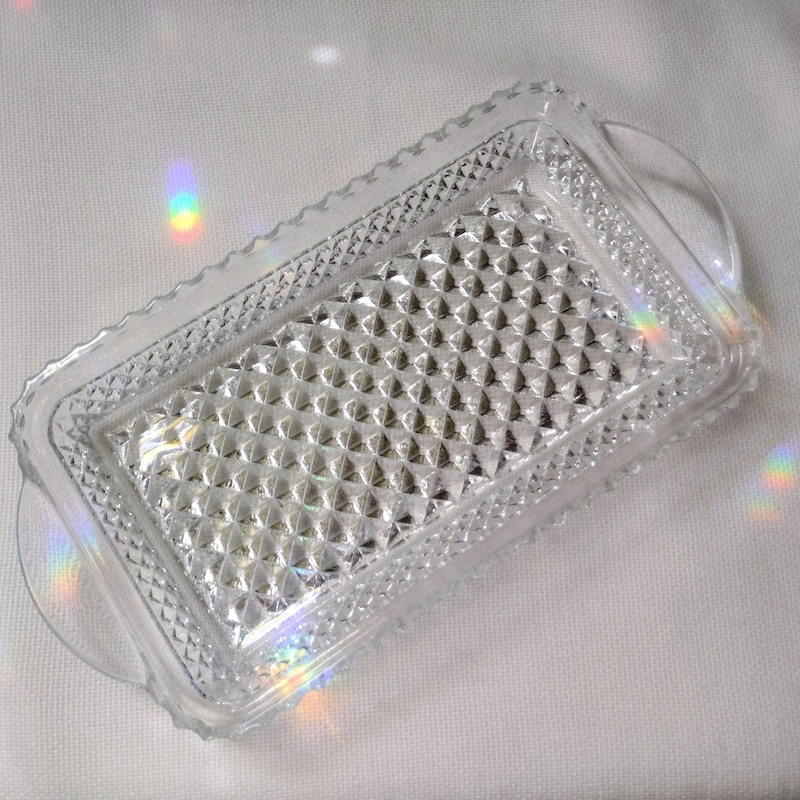 Wexford Glass Trays - Etsy