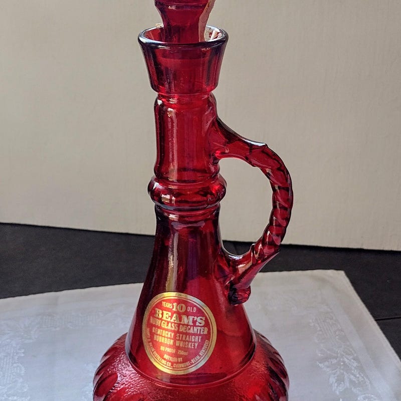 Ruby Red Decanter Stopper - Etsy