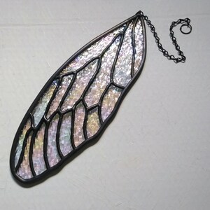 Iridescent Stained Glass Cicada Insect Wing Suncatcher - Etsy