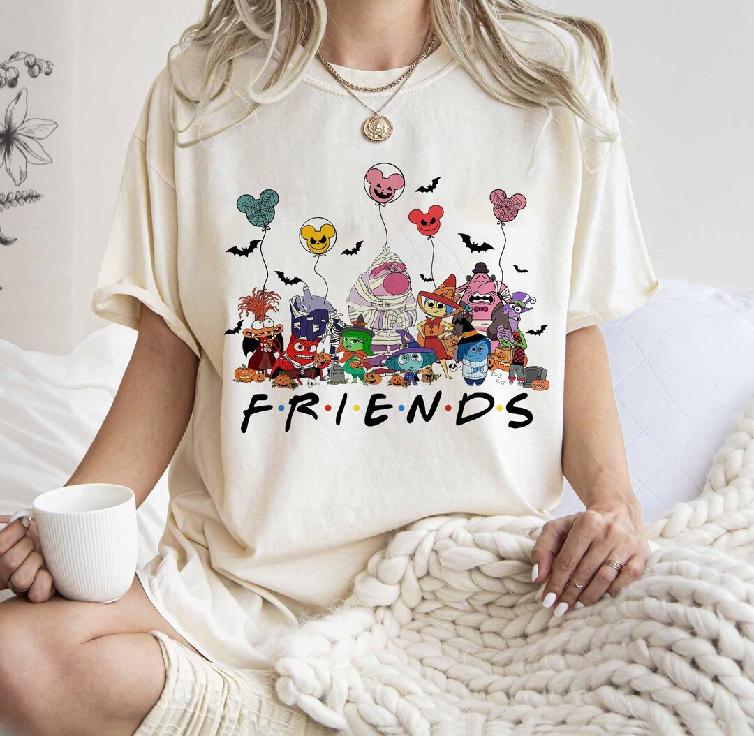 Inside Out 2 Characters Balloon, Cartoon Emotions Friends Shirt ...