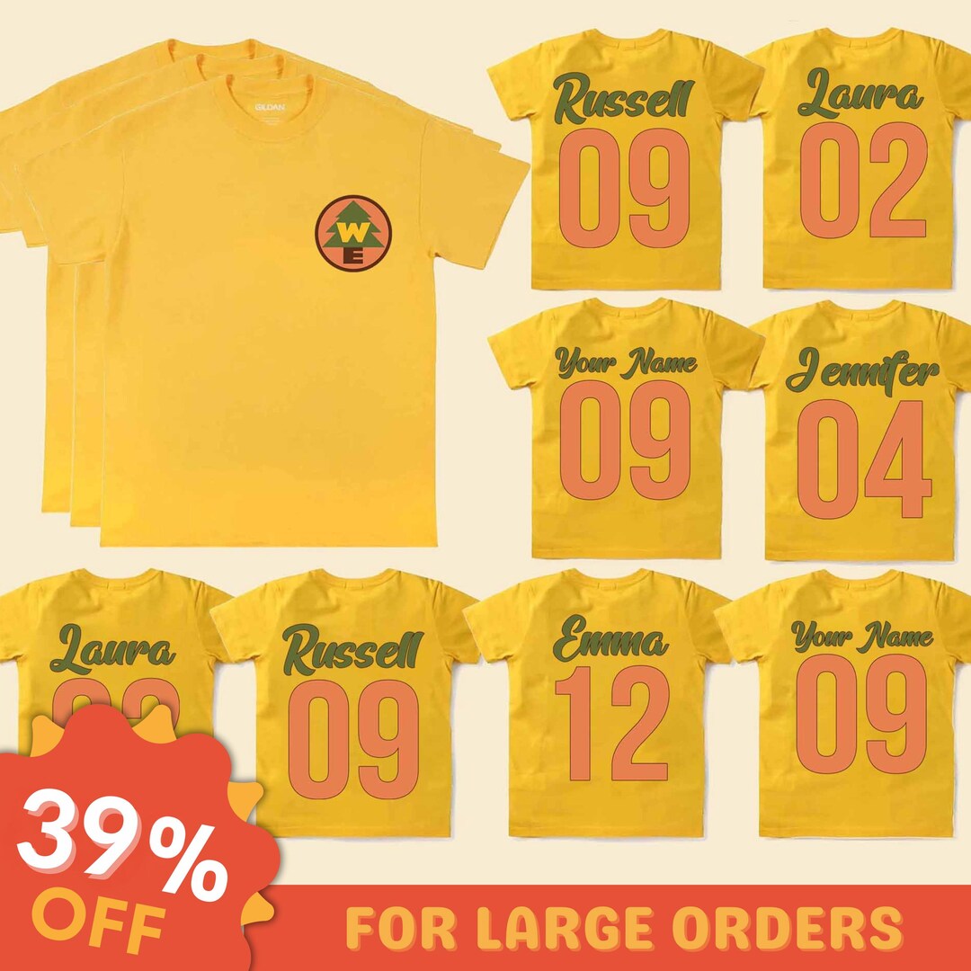 Custom Wilderness Explorer Disney up Russell Costume Shirt, Girl Scout ...