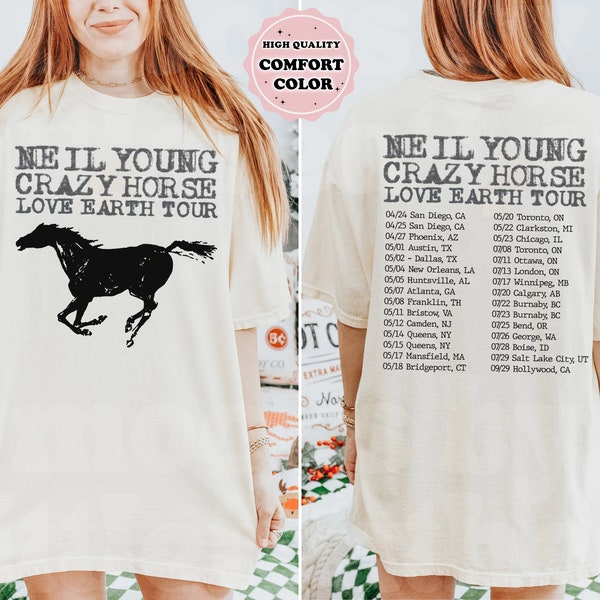 Neil Young Shirt - Etsy