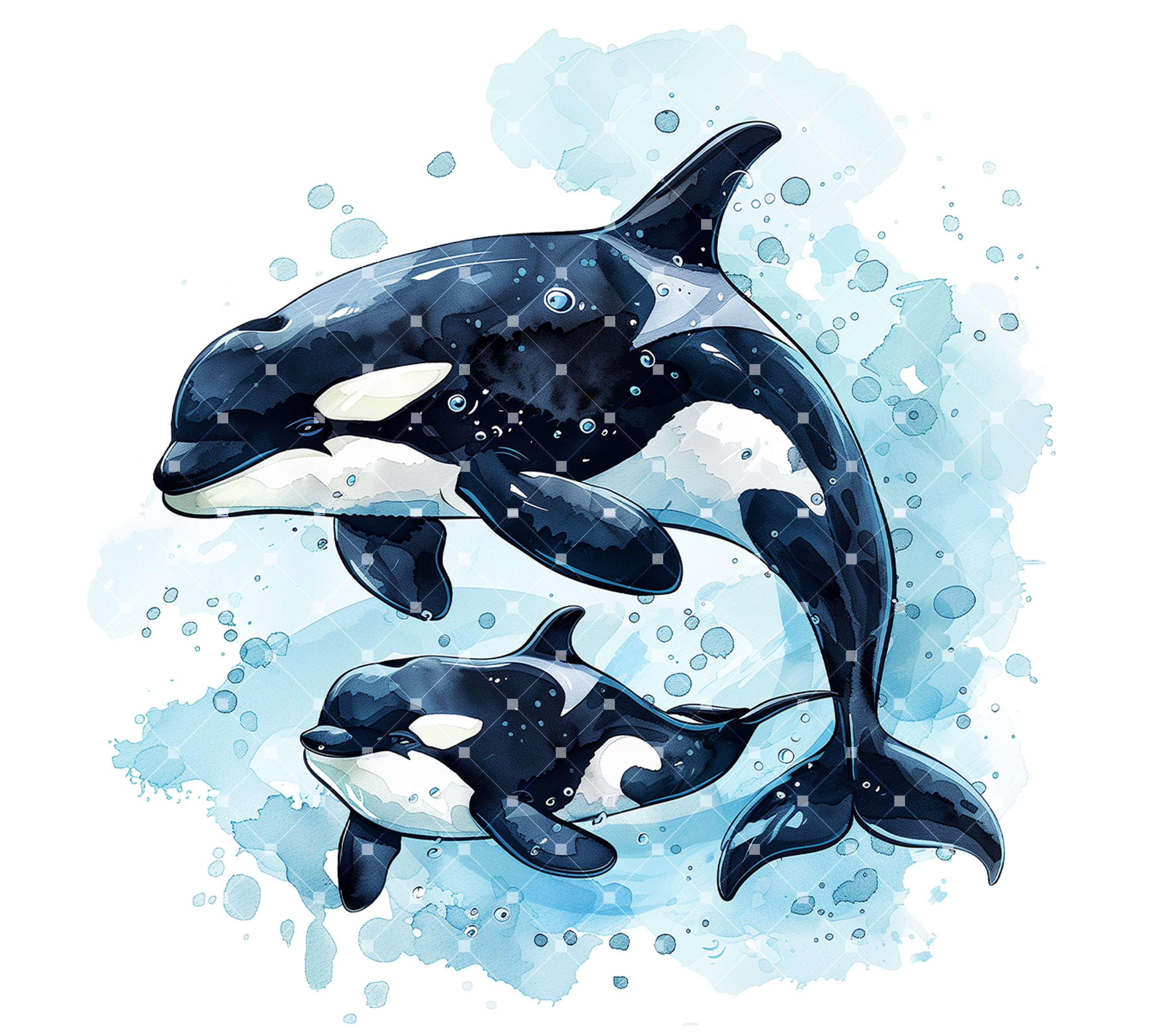 12 Cute Orca Clipart, High Quality Transparent Pngs, Instant Download ...