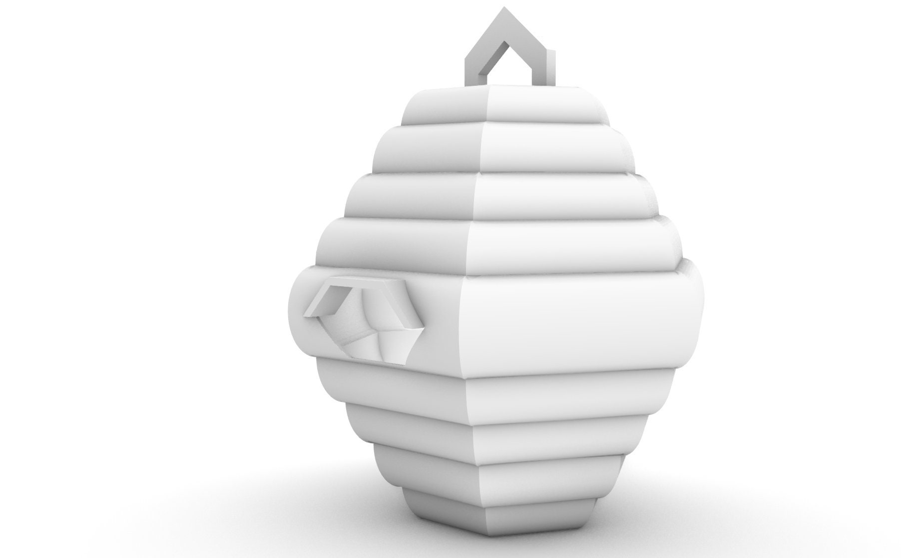 Bee Hive Birdhouse STL Files, Birdhouse 3D Print Files, Cap Cod 3D ...