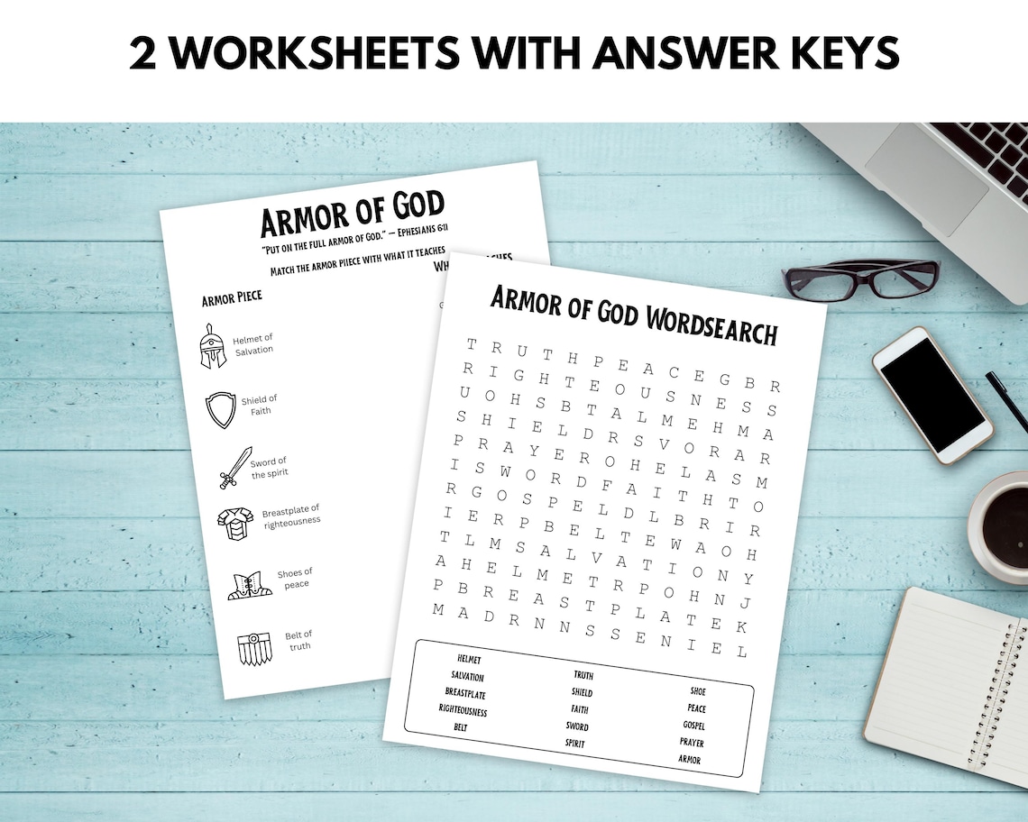 Armor of God Activity Pack; Sunday School Craft: Armor of God Ephesians ...