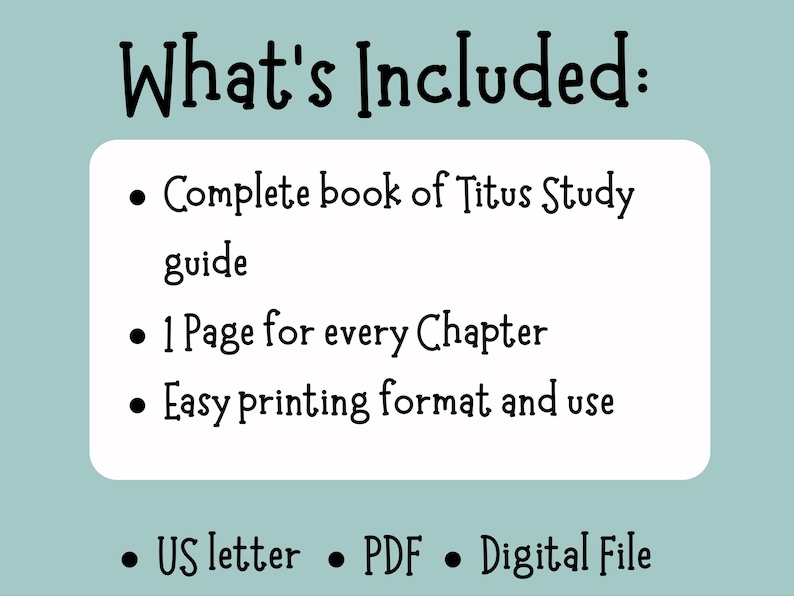 Titus Bible Study Guide, Printable Bible Study Template, Bible Study ...