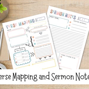 Bible Study Printable - Bible Verse Mapping, Bible SOAP Study, Bible ...