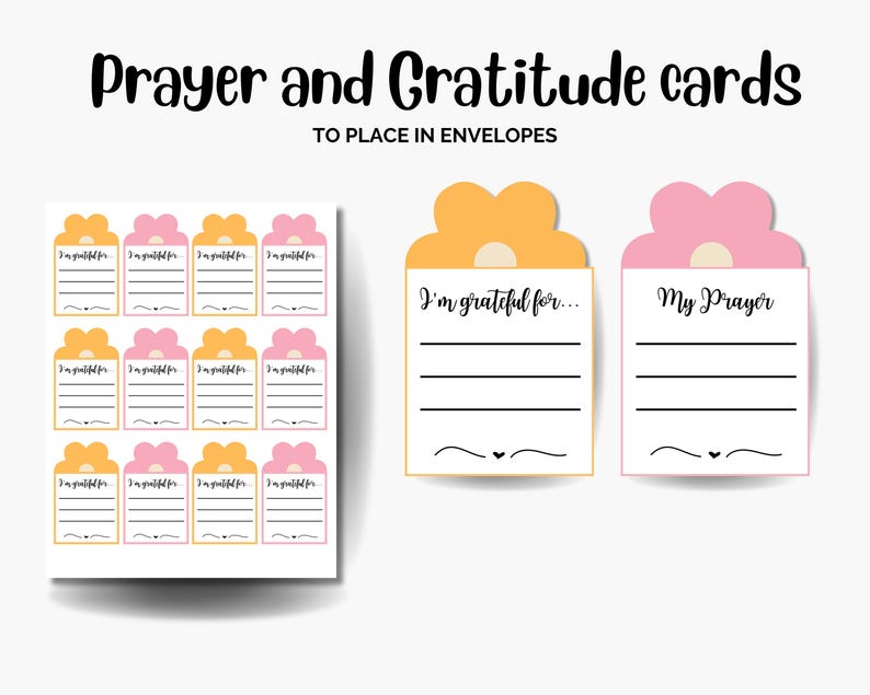 Prayer Board Kit, Faith Vision Board Set, Printable Christian Planner ...