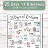 Printable Christmas Acts of Kindness Advent Calendar Card | Kids ...
