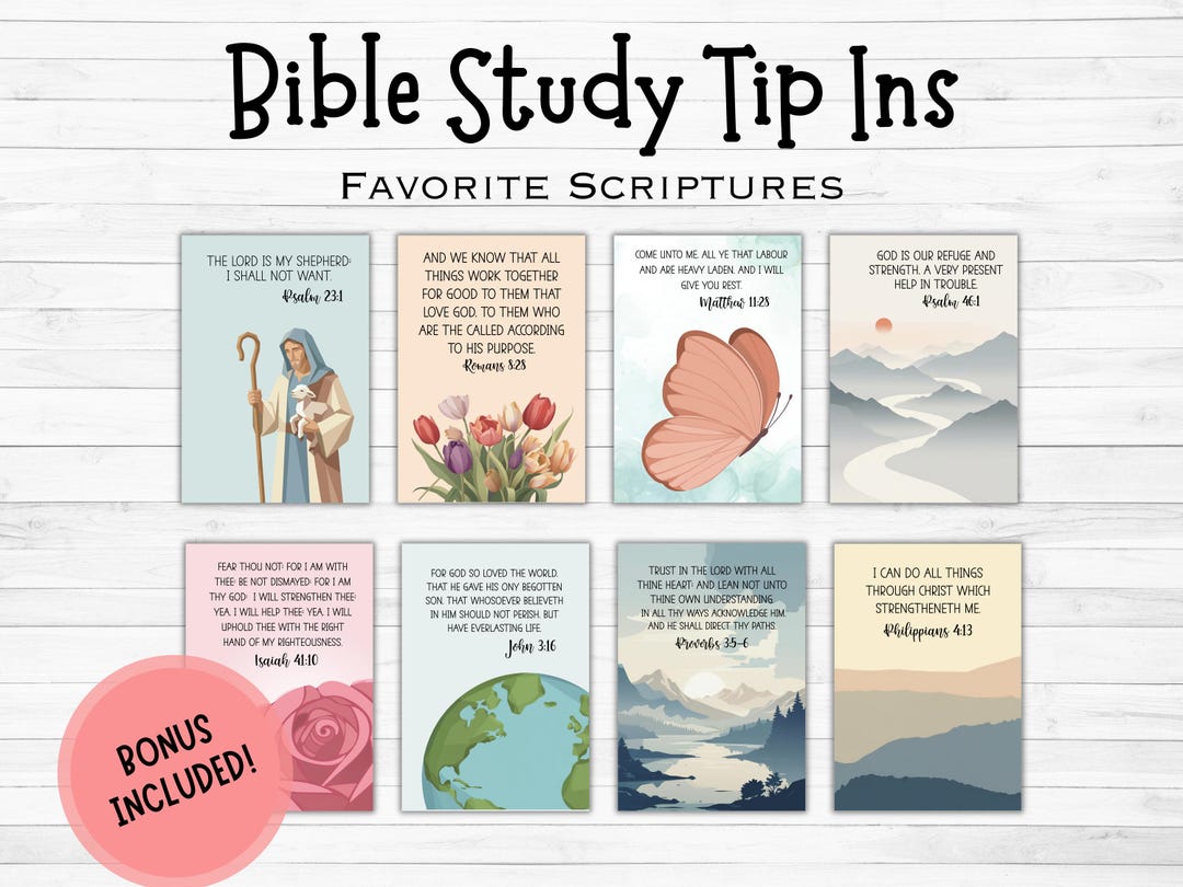 Bible Tip Ins, Beautiful Bible Verse Prints, Bible Study Guide, Bible ...