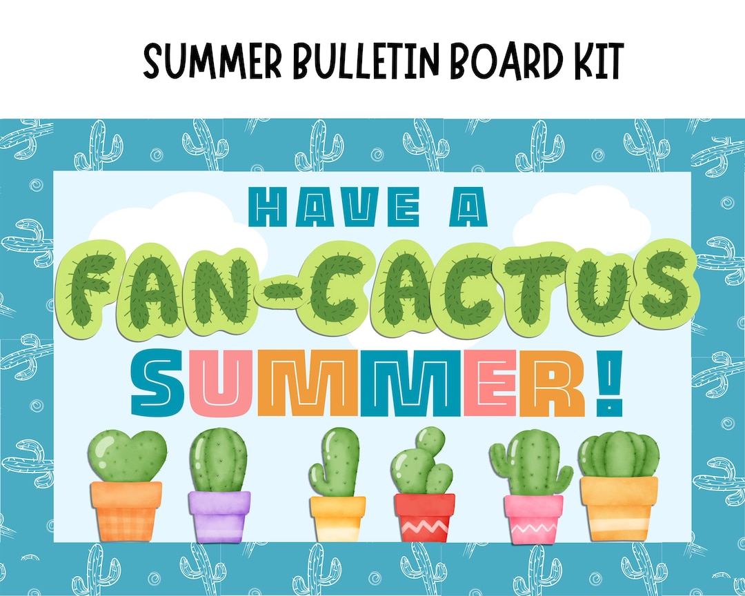 Summer Bulletin Board Kit Printable, Classroom, School, Church ...