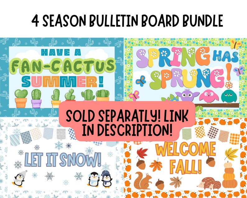 Spring Bulletin Board Kit Printable, Classroom, School, Church ...