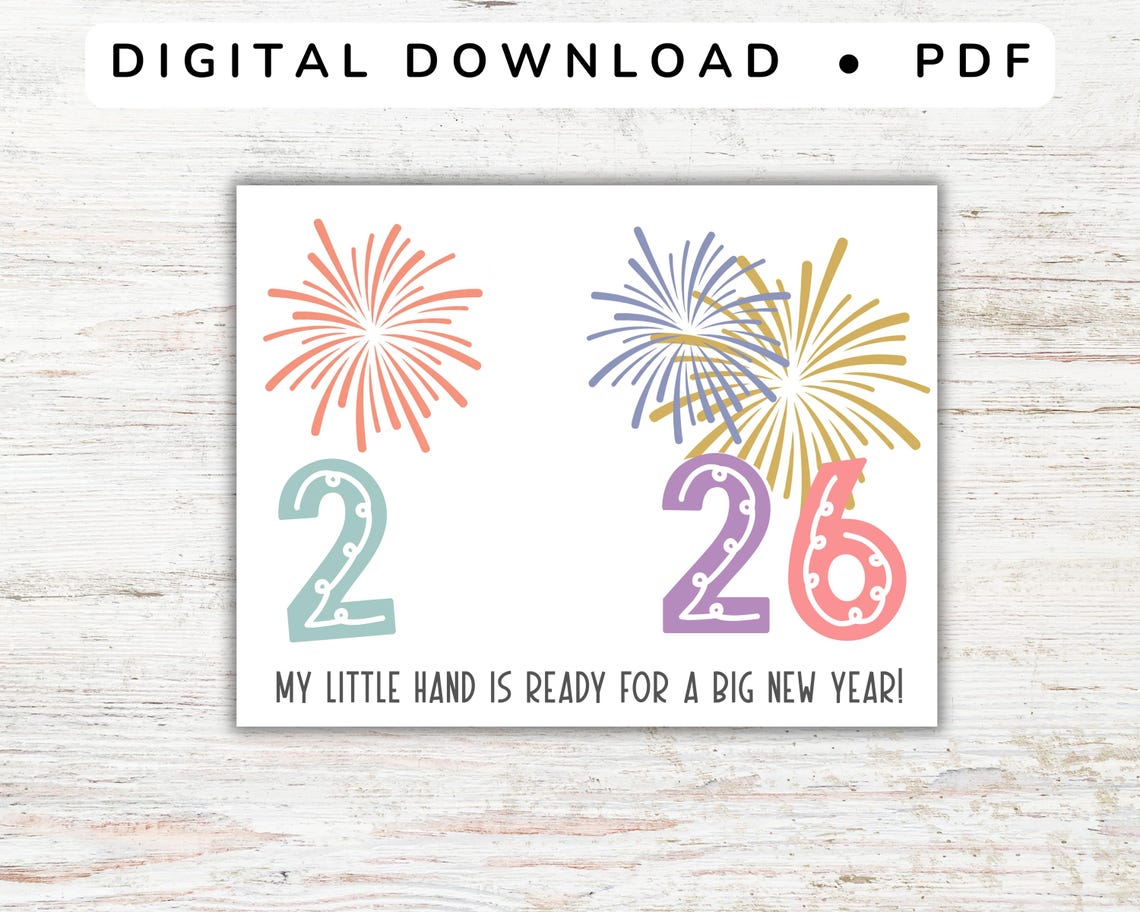 2026 Handprint Keepsake Craft – Kids Holiday Art Activity, Easy ...