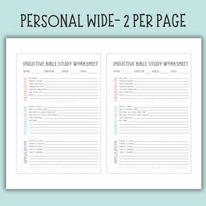 Inductive Bible Study Sheet, Printable Scripture Guide , Verse Mapping ...