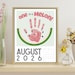 2026 Handprint Calendar, DIY Handprint Art for Kids, Preschool ...