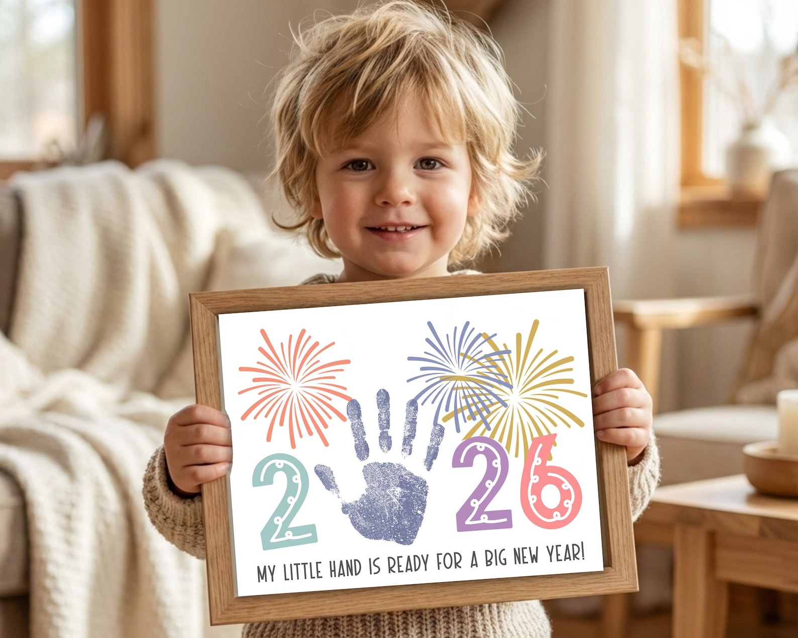 2026 Handprint Keepsake Craft – Kids Holiday Art Activity, Easy ...