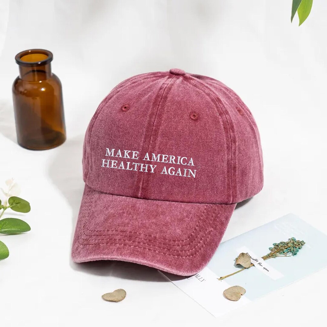 Make America Healthy Again Hat, Embroidered MAHA Hat, Trump Supporter ...