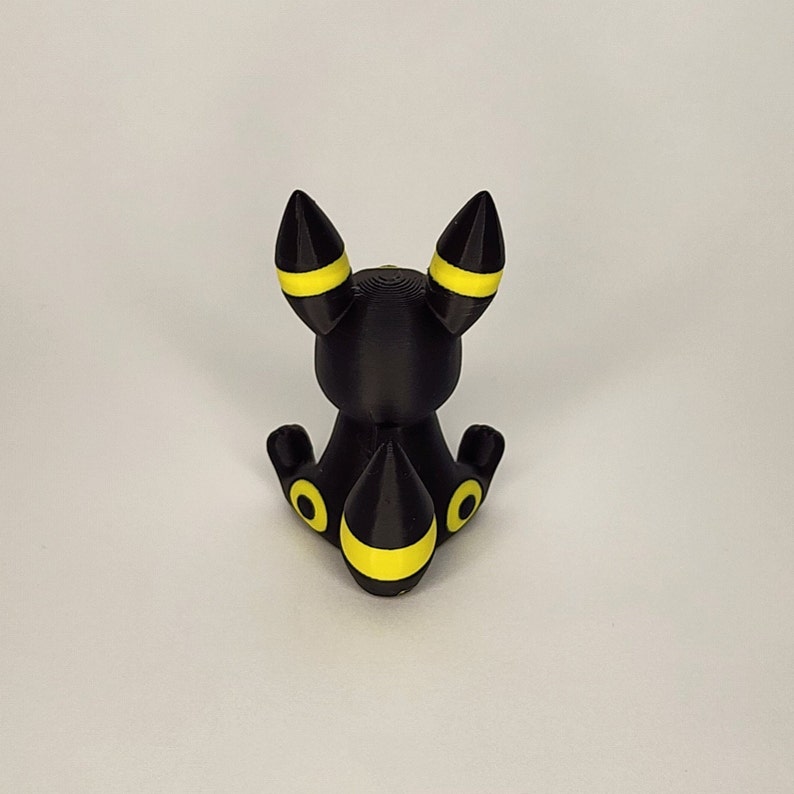 Sitting Umbreon Eeeveelutions Minifigure Chibi 3D Print Pokemon Desk ...