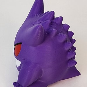 Gengar Minifigure Chibi 3D Print Pokemon Charm - Etsy