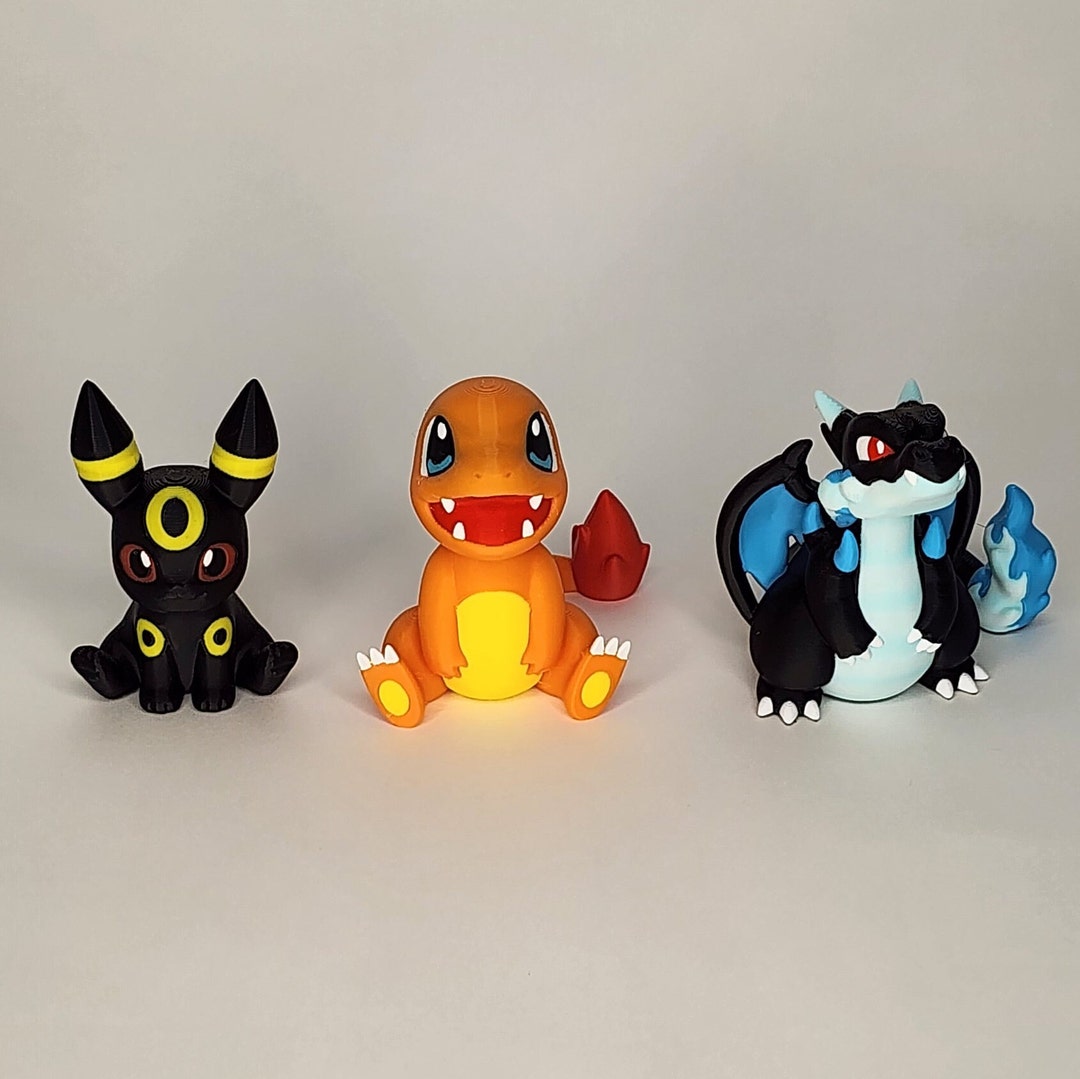 Charmander Minifigure Chibi 3D Print Pokemon Charm - Etsy