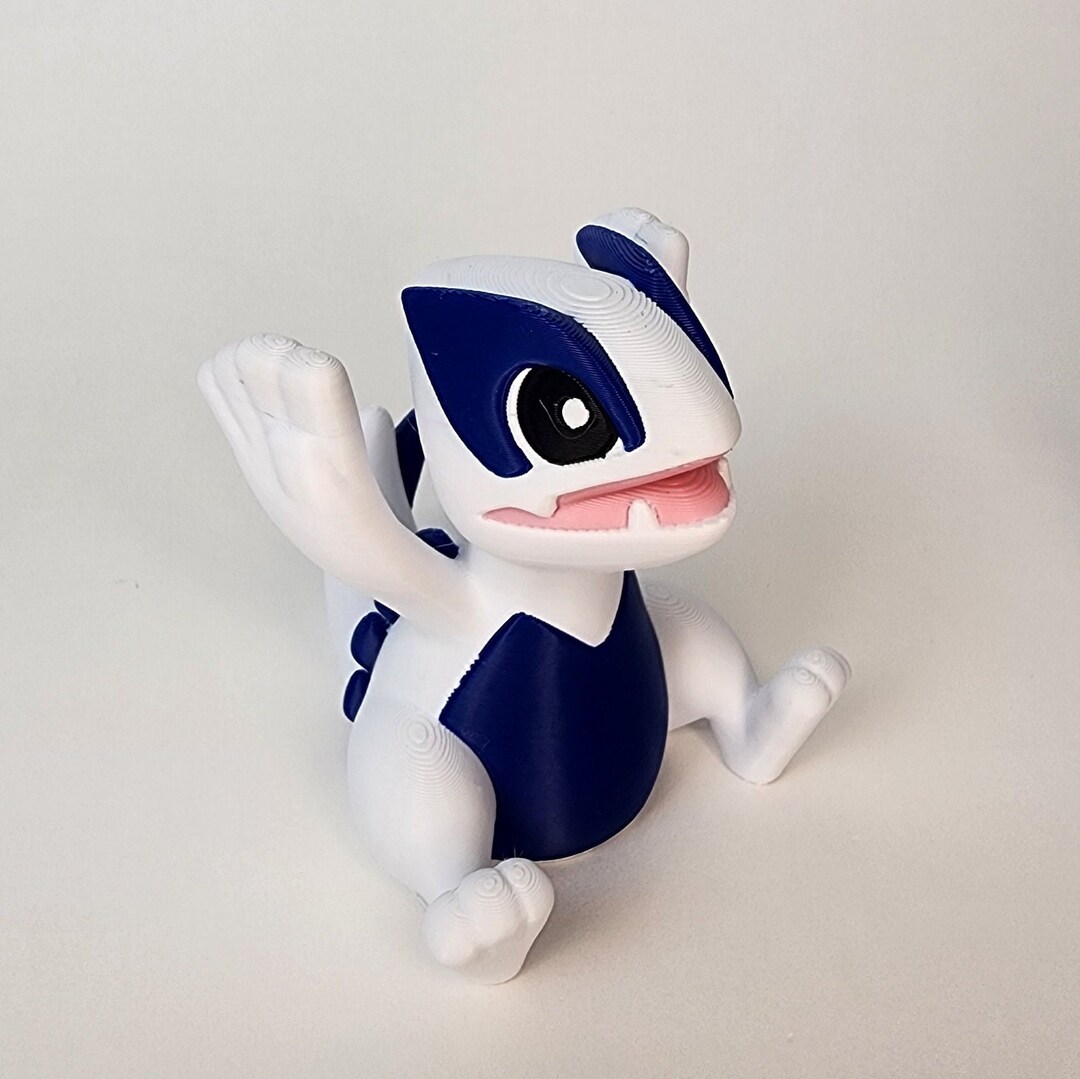 Lugia Minifigure Chibi 3D Print Pokemon Charm - Etsy