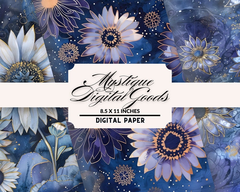 Digital Paper, Astrological Asteria's Realm, Journal, Scrapbook ...
