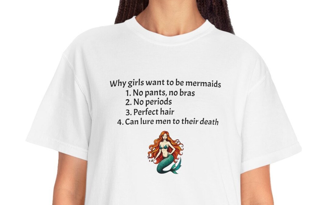 MERMAIDS Nsfw Cute Mermaid, Funny Adult Mermaid Shirt, Content Creator ...