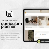 Notion Template Online Course Planner - Course Creator - Online Course ...