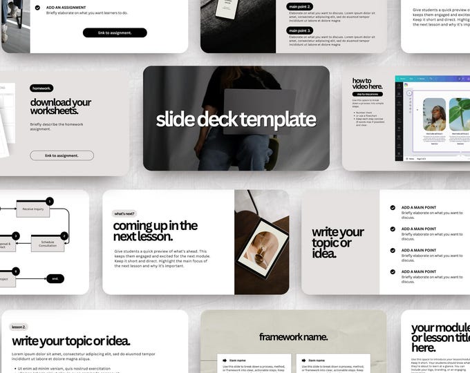 56 Unique Minimalist Powerpoint Templates | Clean & Modern Presentation ...