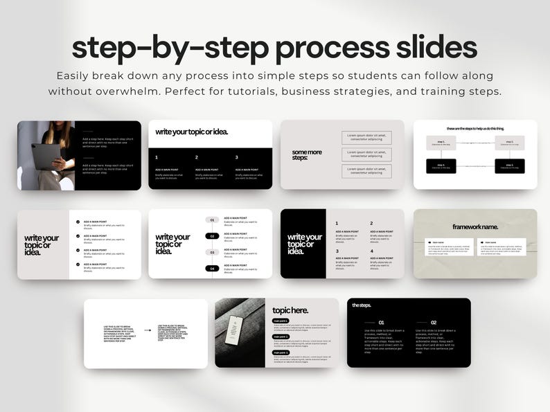 Online Course Presentation Slide Deck | Canva Slide Deck Template ...
