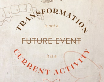 Transformational Quote Poster discomfort is a Symptom of Transformation ...