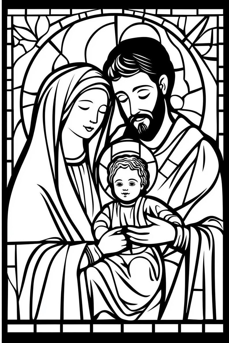 Mary Mother of God Coloring Package - Etsy