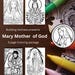 Mary Mother of God Coloring Package - Etsy