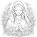Mary Mother of God Coloring Package - Etsy