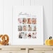 Printable Baby's First Year Poster Template, Editable Year in Pictures ...