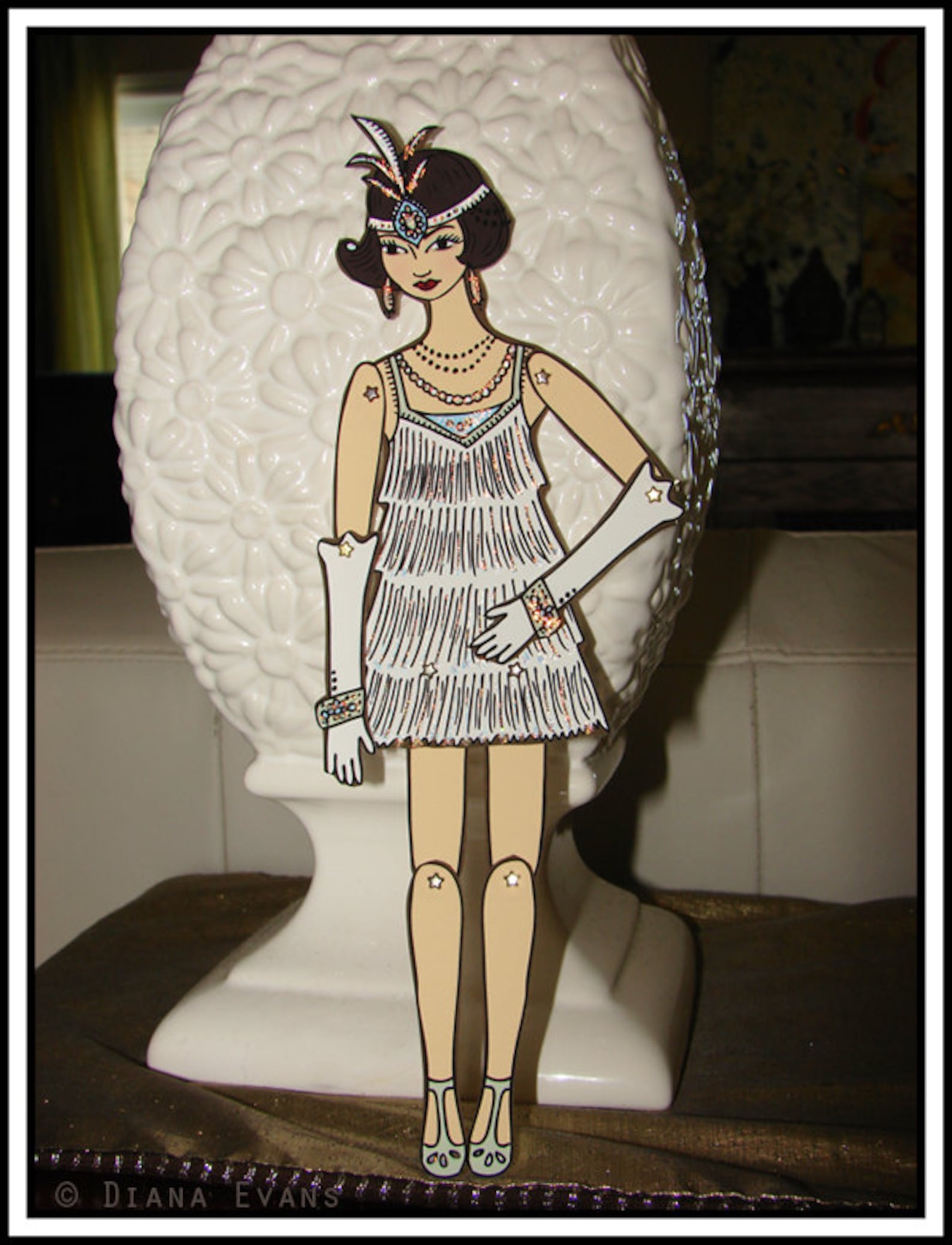 PDF 1920s Flapper Paper Doll - Etsy