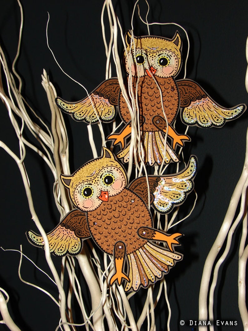 Wise Guy the Owl Paper Doll - Etsy