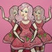PDF Pink Lady Paper Doll - Etsy