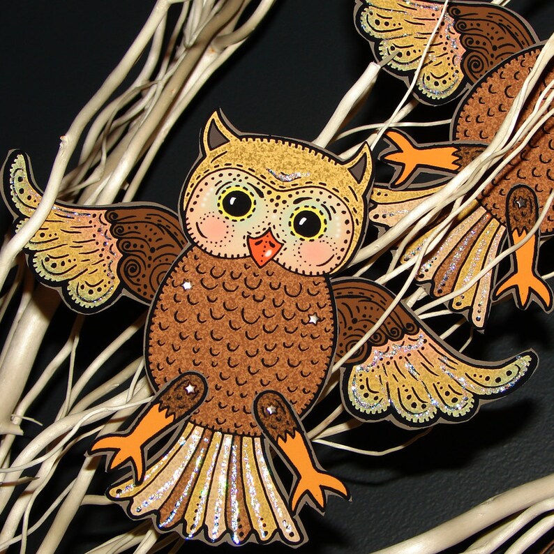 Wise Guy the Owl Paper Doll - Etsy