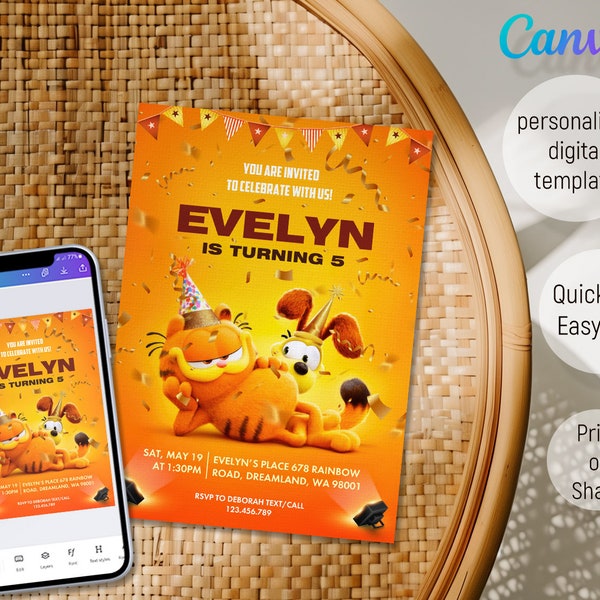 Garfield Party - Etsy