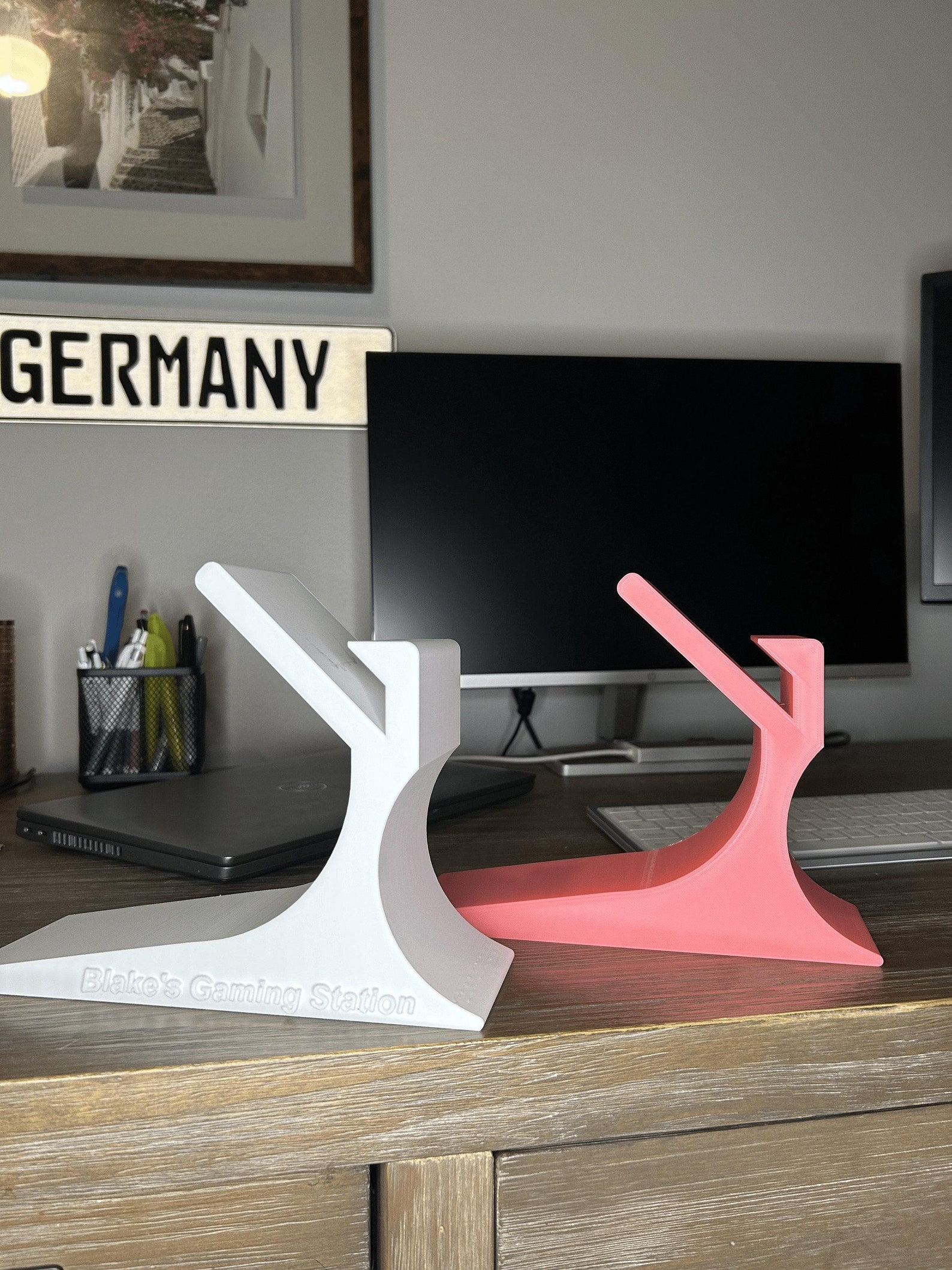 Customize Laptop Riser Home Office Computer Stand Desk Organizer Work ...