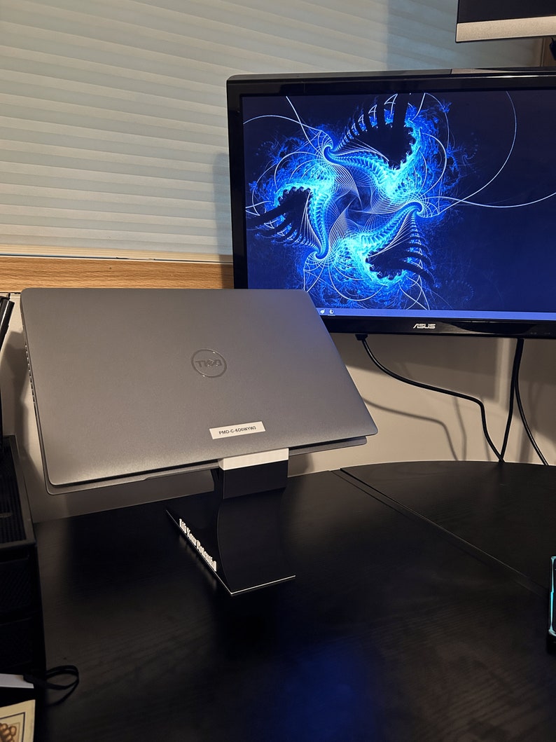 Customizable Laptop Stand, Personalized Laptop Riser, Personalized Text ...