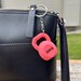 3D Printed Gym Weight Key Chains, Color and Text Customizable Dumbbell ...