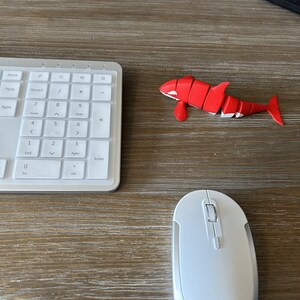 Articulated Orca 3D Printed Fidget Toy Customizable Flexi Dolphin ...